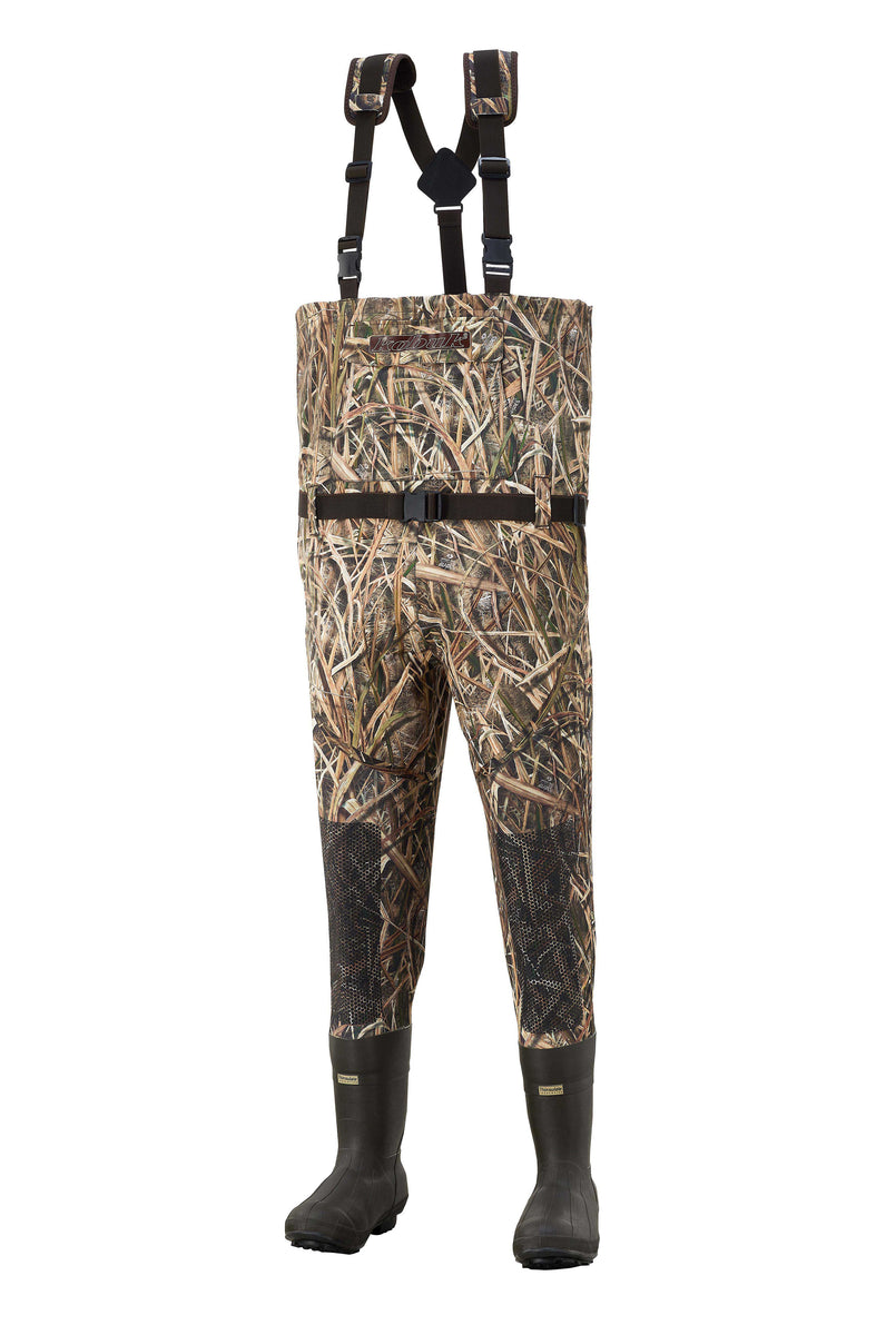 Kobuk Breathable/Neoprene Hybrid Shadow Grass Blades Wader Lug Regular ...