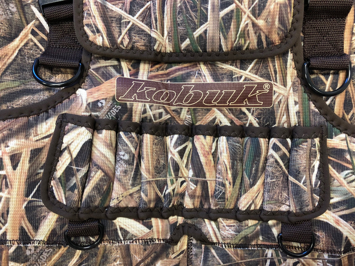 Kobuk 5mm RadialFlex™ Neoprene Mossy Oak Shadow Grass Blades Camo Ches ...